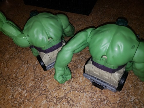 Lot of 2 Avengers XPV Remote Control RC Hulk Smash Toy Vehicle **Needs ...