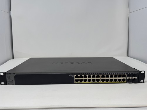 NETGEAR GS728TP V1H1 ProSafe 24 Port + 4 SPF ports | Gigabit POE Smart ...
