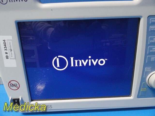 2012 Philips Invivo 3160 DCU Precess MRI Patient Monitor W/ AC Adapter ...