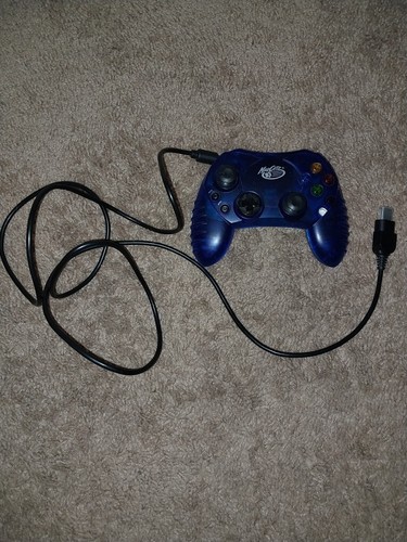 Original Xbox Mad Catz Blue Translucent Controller | eBay