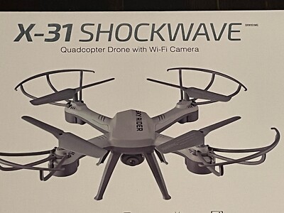 NEW X-31 SHOCKWAVE QUADCOPTER DRONE WITH WI-FI CAMERA by Sky Rider | eBay