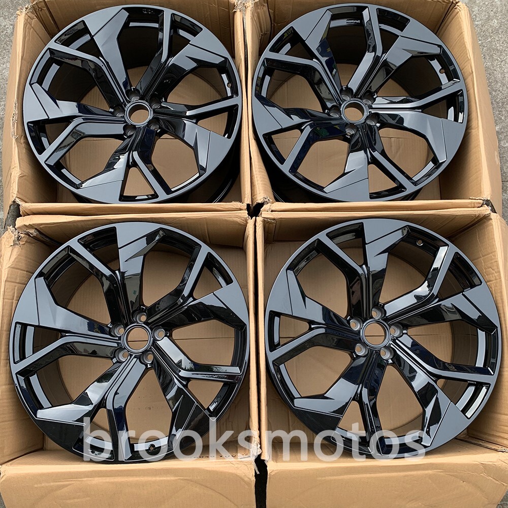 21" BLACK FORGED WHEELS RIMS FITS 2016+ AUDI Q7 Q8 RS Q7 RS Q8 21X10 ...