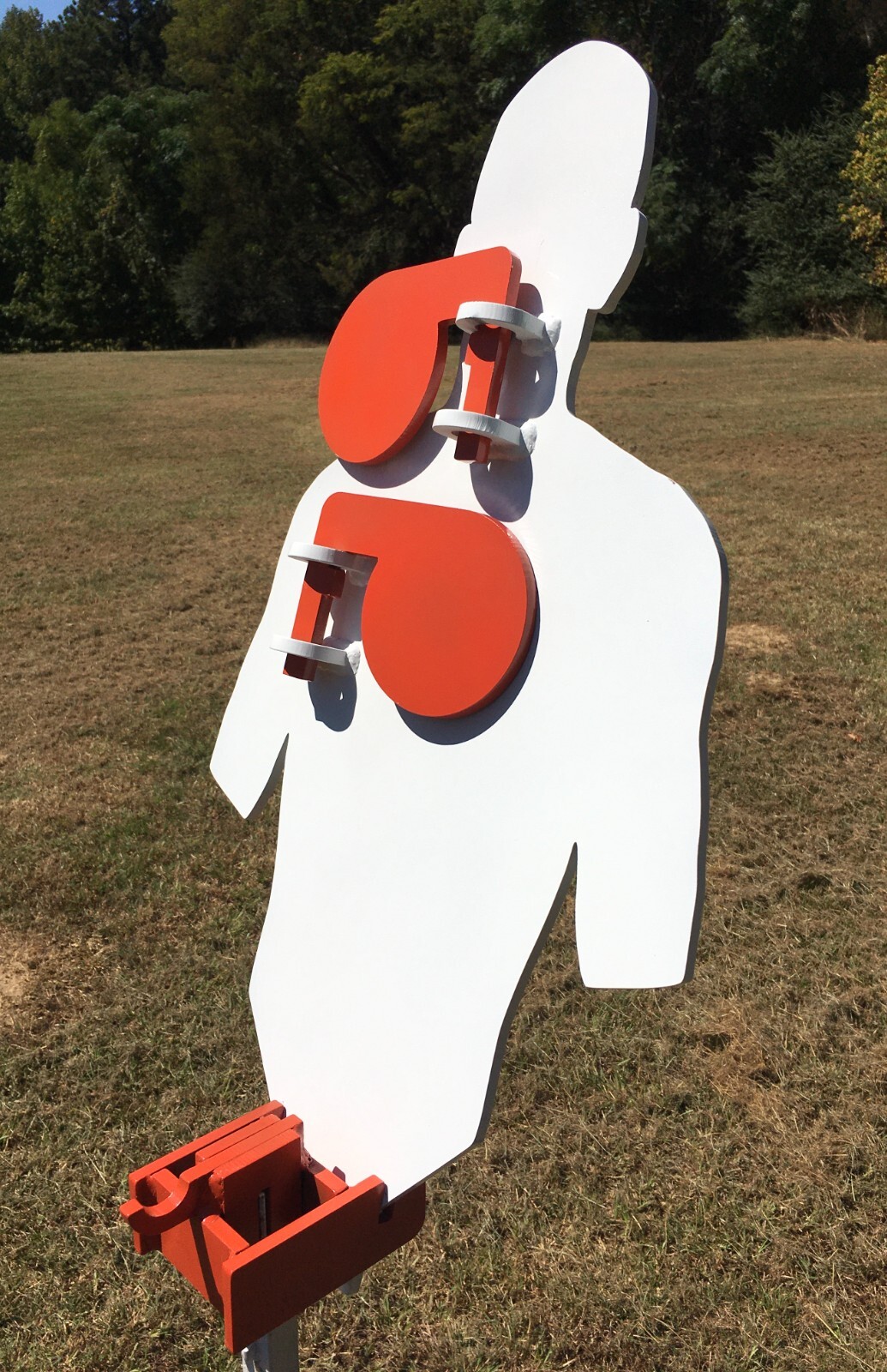 AR500 Combatant Steel Hostage Reactive IDPA Shooting Target 3/8 16x30 ...