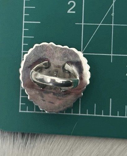 Pink Conch Heart Onyx Southwestern Sterling Silver Ring | eBay