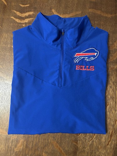 Nike NFL Buffalo Bills Team Sideline Quarter Zip Pullover XL | eBay