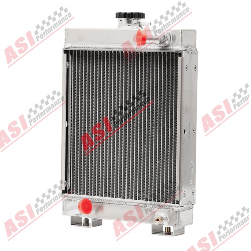 3 Row Aluminum Radiator For Yanmar Tractor YM2200 YM2700 124550-44500 ...
