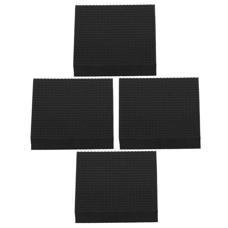 4 Pcs Rubber Anti-vibration Pad Isolation Pads Shock Absorbing Mat ...