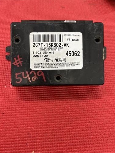 02-03 F250 F350 EXCURSION ANTI THEFT KEYLESS MODULE 2C7T-15K602-AK ...