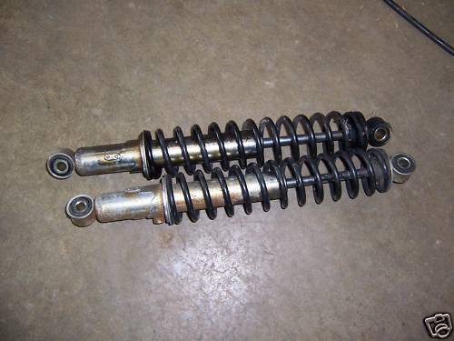 82 kawasaki ke100 ke 100 rear shocks shock absorbers | eBay