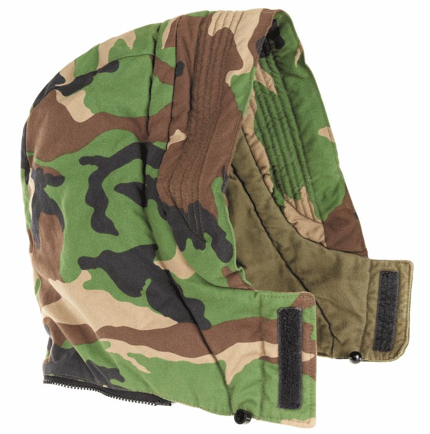East European army surplus NEW M97 woodland camouflage parka hood | eBay
