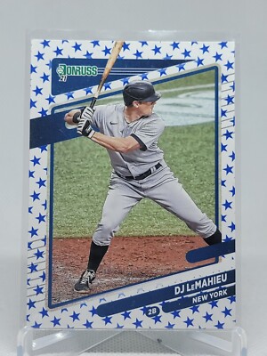 DJ LeMahieu #127 Independence Day Parallel 2021 Panini Donruss D2E | eBay
