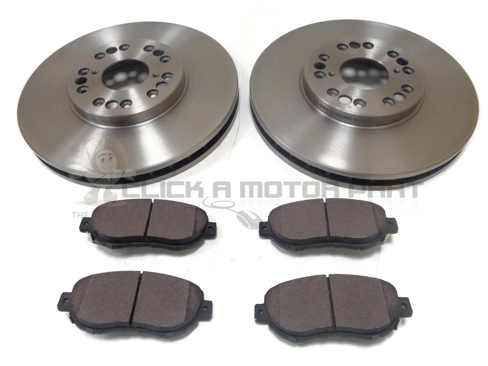 FRONT 2 BRAKE DISCS AND PADS SET BRAND NEW KIT FOR LEXUS IS200 2.0 1999 ...