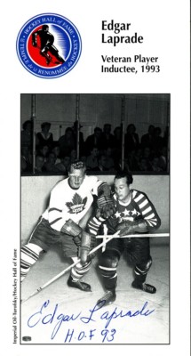 EDGAR LAPRADE Autographed Hall Of Fame Card | eBay