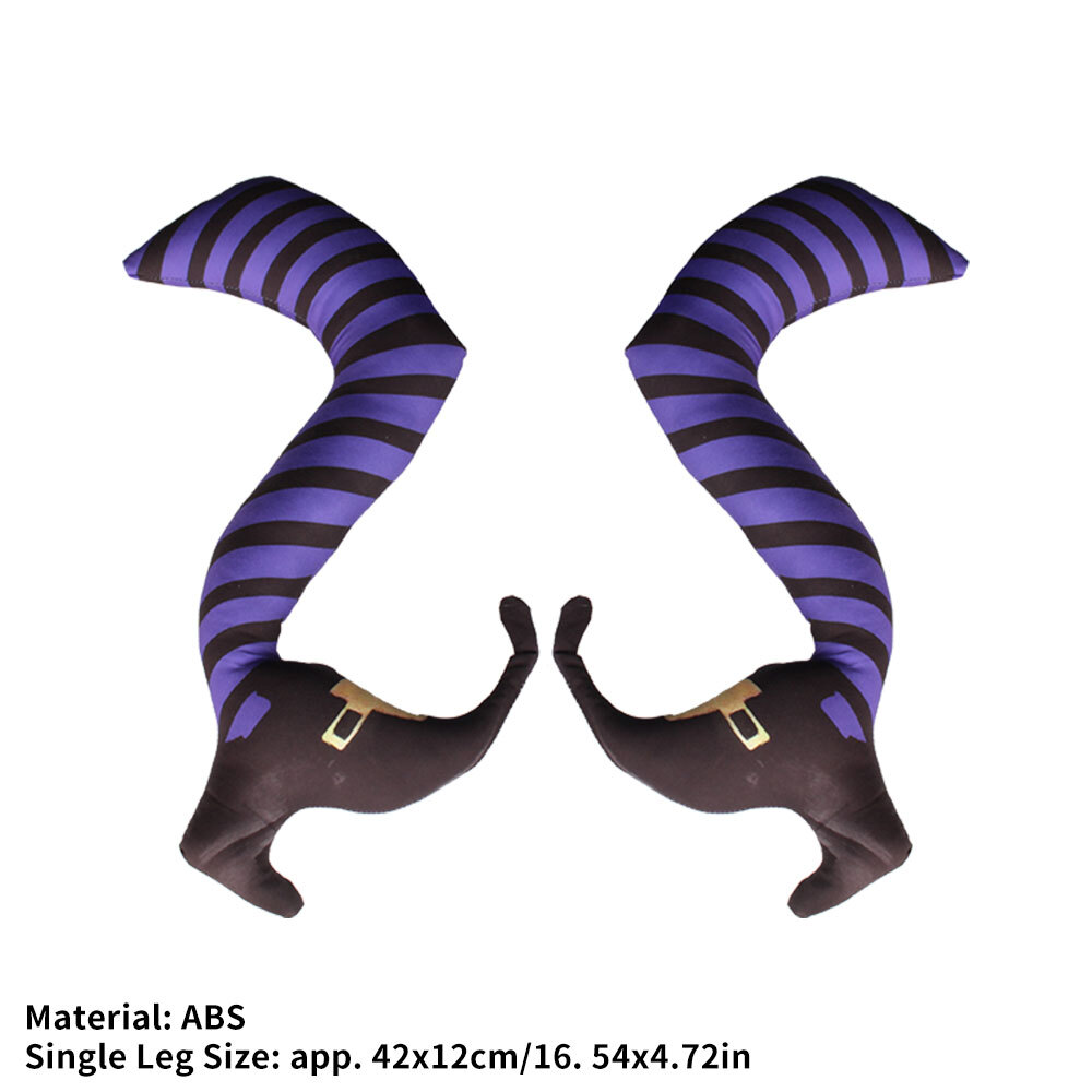 Halloween Evil Witch Legs Props Upside Down Wizard Feet Decor JC | eBay ...