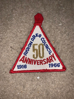 Boy Scout Akron Area Ohio 50th 1916 1966 Triangle CP Anniversary ...