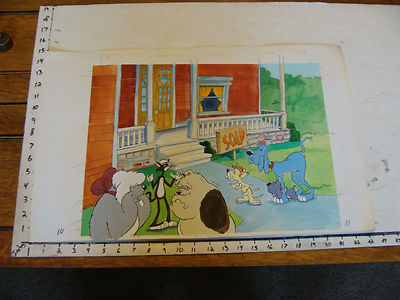 1987 FOOFUR ORIGINAL CEL ART from Foofur Saves the Day: page 10 & 11 | eBay
