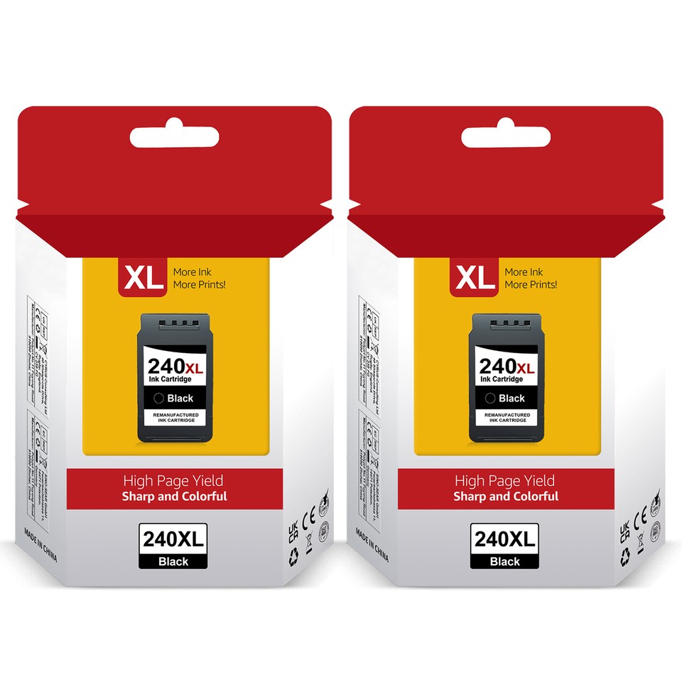 PG-240XL CL-241XL Black Color Ink Cartridges for Canon Pixma MG3620 ...