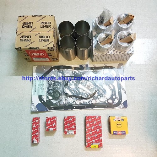 Heavy Duty Engine Rebuild Overhaul Mitsubishi 4D55T 4D56T Turbocharged ...