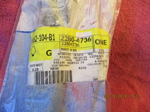 2010-2016 CADILLAC SRX GM # 22804736 BRAND NEW DRIVER LEFT SIDE BUMPER ...