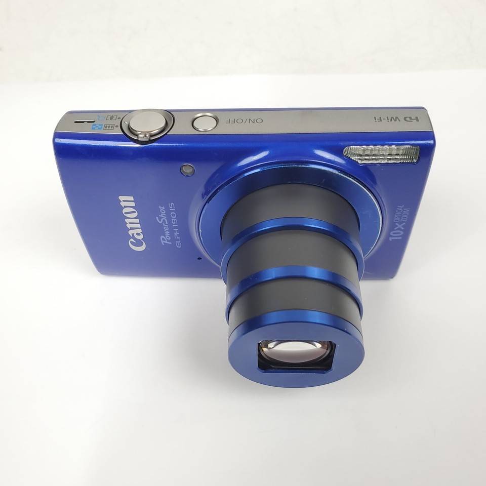 Canon PowerShot ELPH 190 IS 20MP 10X Optical Zoom Wi-Fi Digital Camera ...
