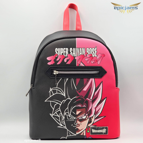 Bioworld Dragon Ball Super Super Saiyan Rose Goku Black Mini Backpack ...