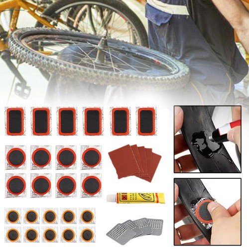 Bicycle Tube Puncture Repair Kit Bike Inner Tire Patch Patches Glue Set ...