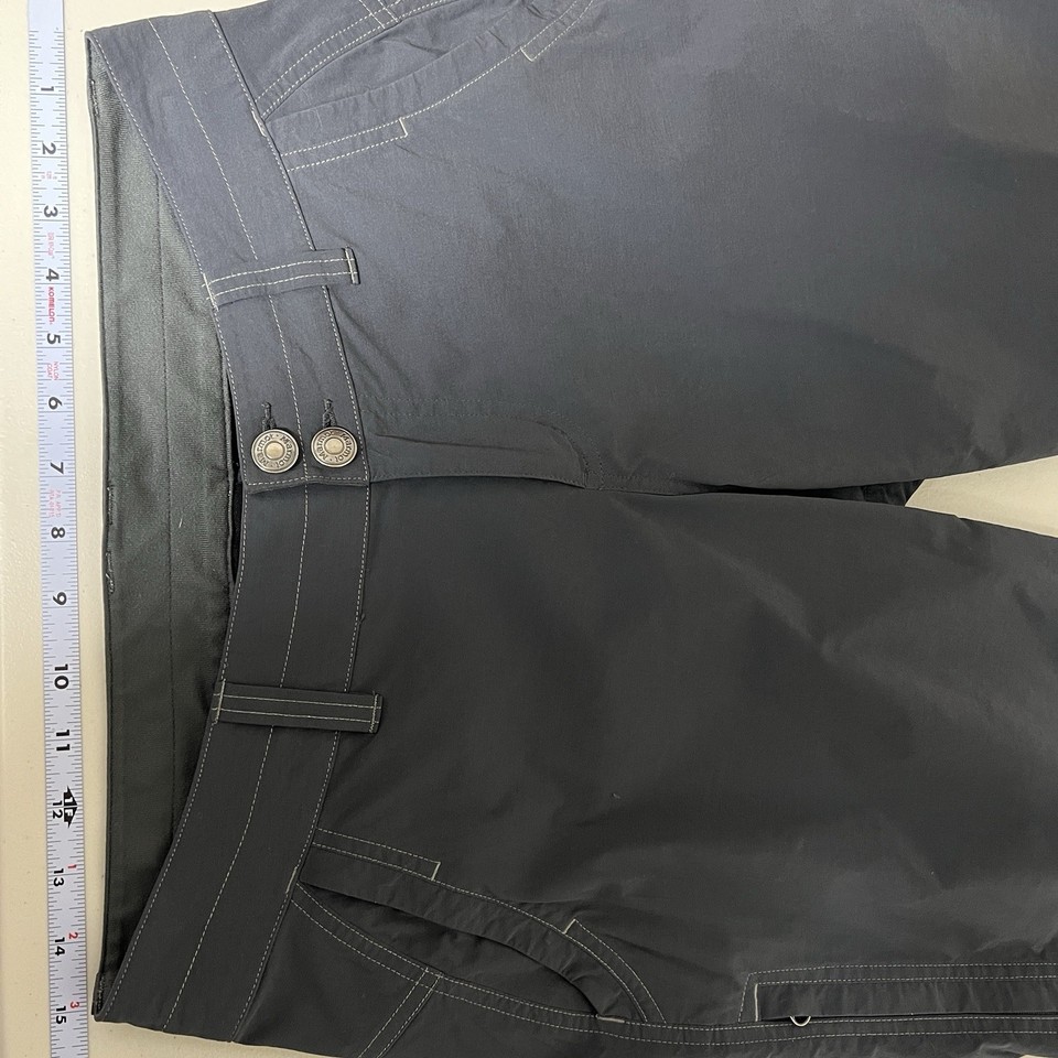 Marmot Trail Shorts Women’s 6 Gray Hiking Stretch Nylon Cargo Utility ...