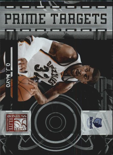 2009-10 Donruss Elite Prime Targets #12 O.J. Mayo - BSK | eBay