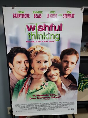 Wishful Thinking 1997 rolled 26x40 poster drew Barrymore, Jennifer ...