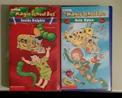 the magic school bus GETS EATEN / INSIDE RALPHIE VHS VIDEOTAPE LOT | eBay
