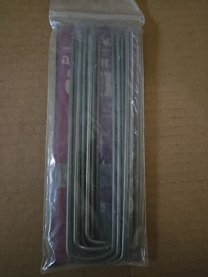Garden - Dewitt Anchor Pins For Landscape Fabric 6x1x6 Inch Null. 12 ...