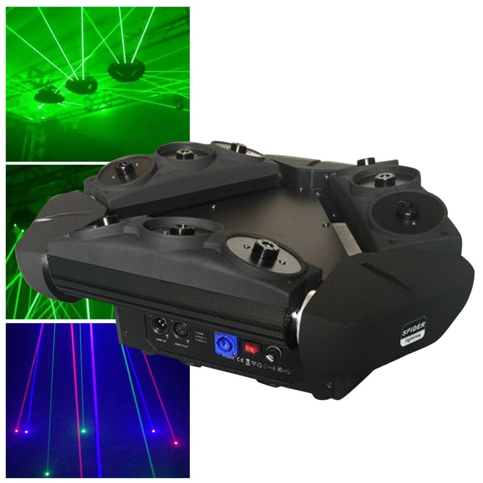 9-Eye Beam Laser Moving Head Light Full Colors RGB DJ Stages Lighting ...