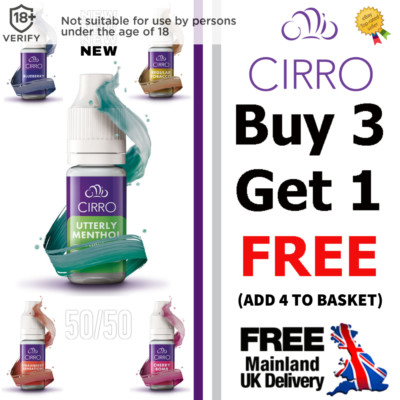 Cirro E-Liquid Refills | Promo Buy 3, Get 1 Free | Premium Vape E ...