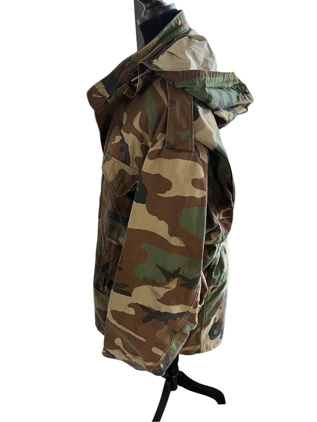 Camouflage US Military Issue Field Jacket Vintage Dis… - Gem