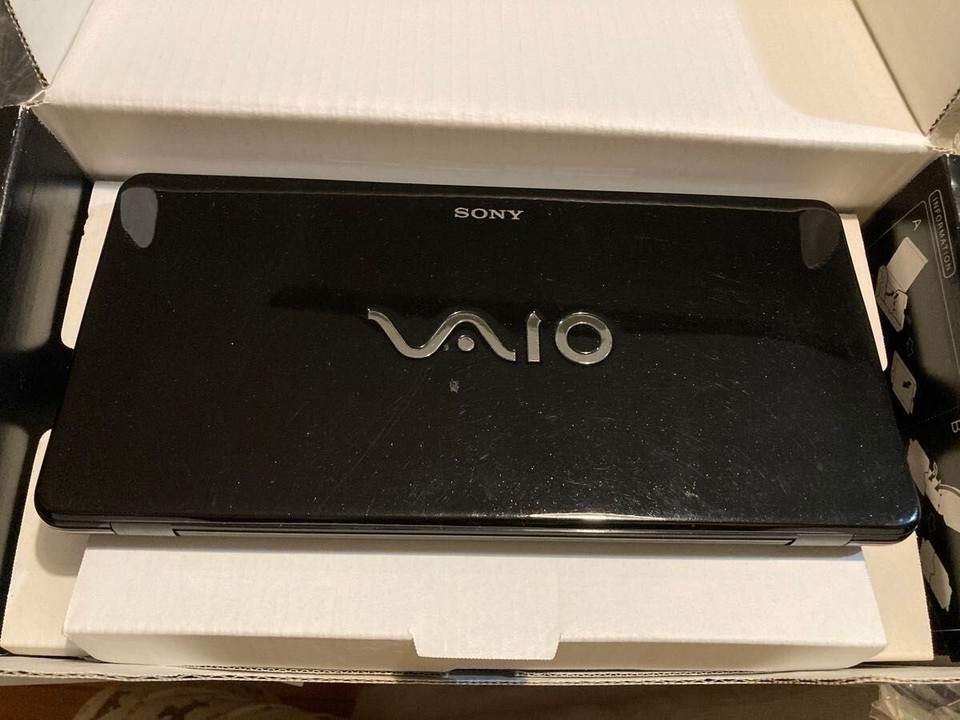 SONY VAIO TYPE P VGN-P91HS Intel Atom Z550 Black SSD 128GB RAM 2GB ...