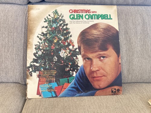 Christmas With Glen Campbell LP Capitol Stereo Holiday Classic Record ...