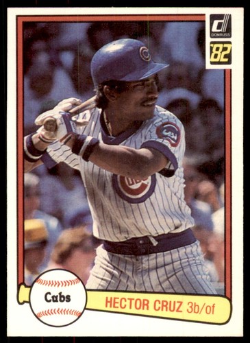 1982 Donruss Baseball Card Hector Cruz Chicago Cubs #57 | eBay