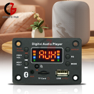 2*40W Amplifier Bluetooth MP3 Player Decoder Board DC7-20V Digital ...