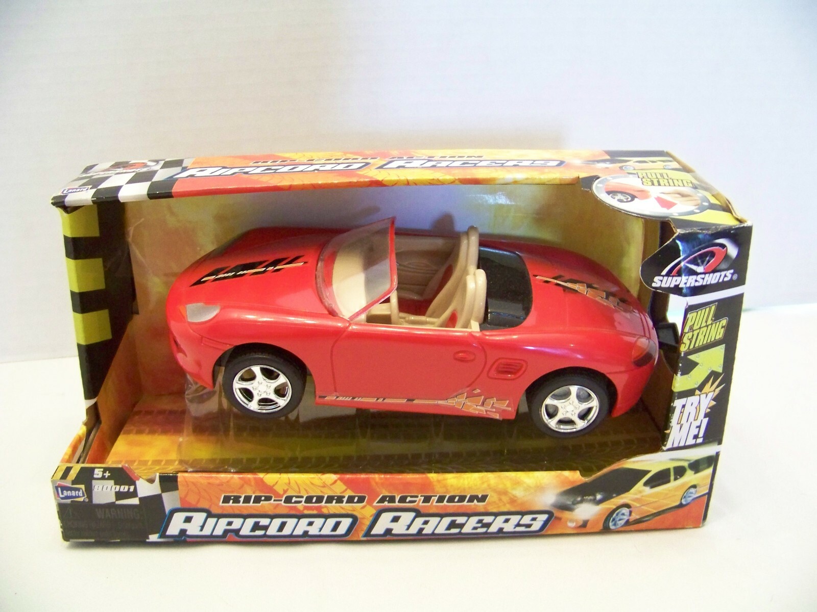 LANARD TOYS SUPERSHOTS RIPCORD RACERS PORSCHE BOXSTER. NEW. WORKS | eBay