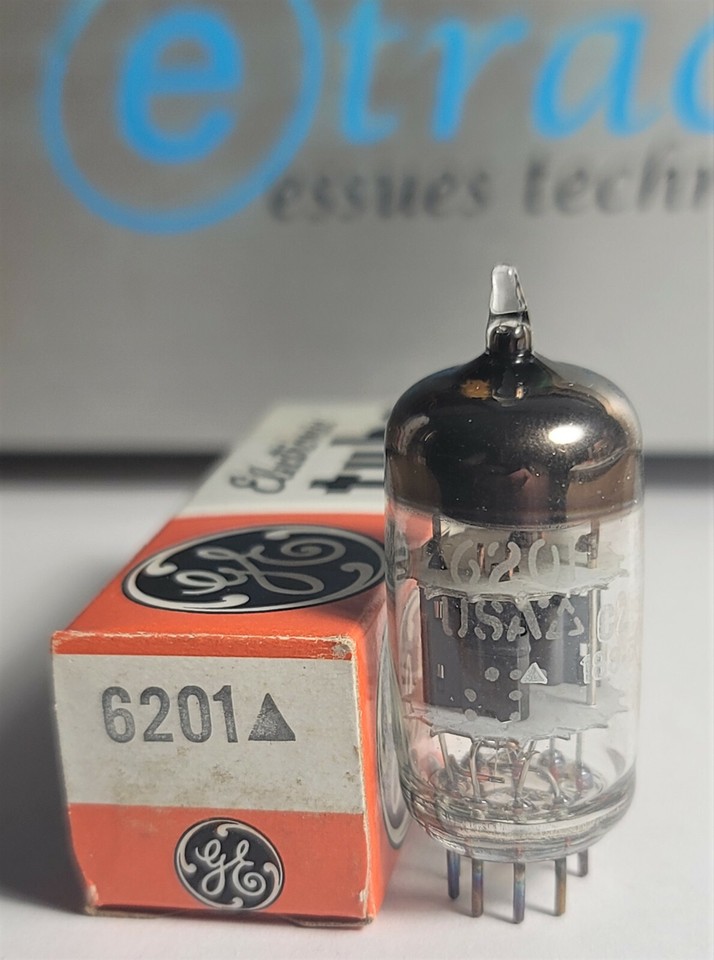 6201 GENERAL ELECTRIC GE 12AT7 5 STAR VINTAGE TUBE NOS NIB *eTRACER* | eBay