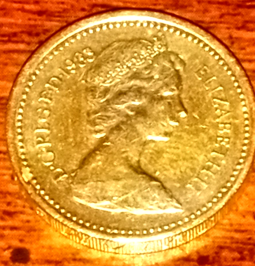 Rare 1983 Great Britain One Pound Coin - has DECUS ET TUTAMEN upside down - #50 | eBay