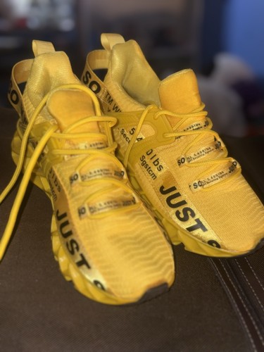 Just So So athletic sneakers in yellow Size 7 Women’s | eBay