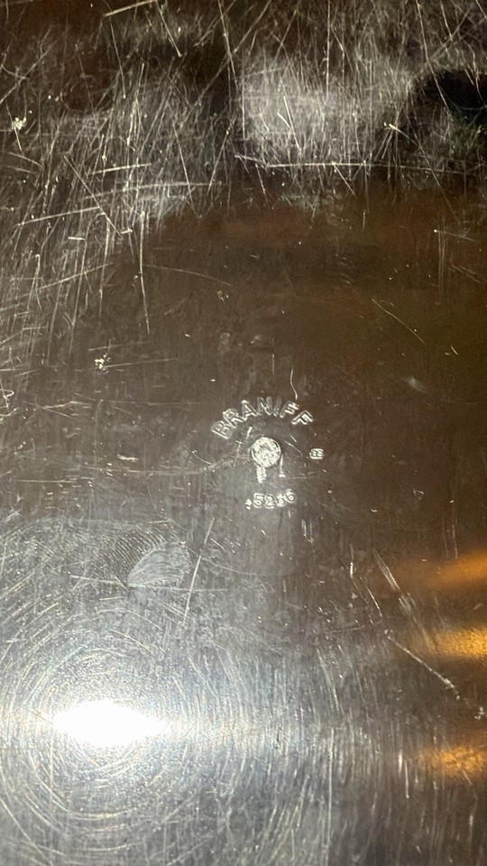 BRANIFF INTERNATIONAL SERVING SET DISHES, PLAYING CARDS, MATCHES ...