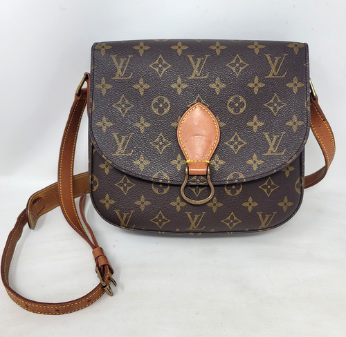 Louis Vuitton Saint Cloud GM Monogram Leather Crossbody Hand Bag Authentic TH003 | eBay