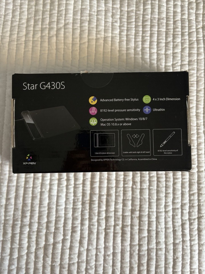 Stylus XP-Pen Star G430S Graphic Drawing Tablet 4x3 Inch | eBay