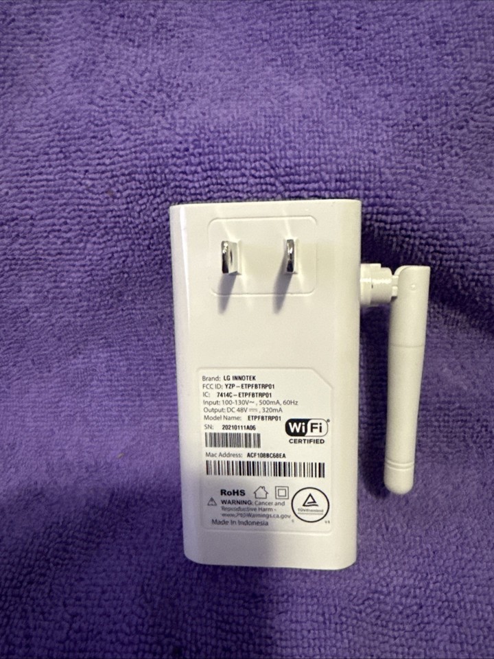 Vivint PoE WiFi Bridge for Security Cameras - LG Innotek ETPFBTRP01 | eBay