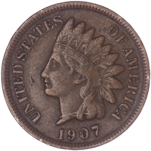 1907 (P) Indian Head Cent Fine Penny FN See Pics X808 | eBay