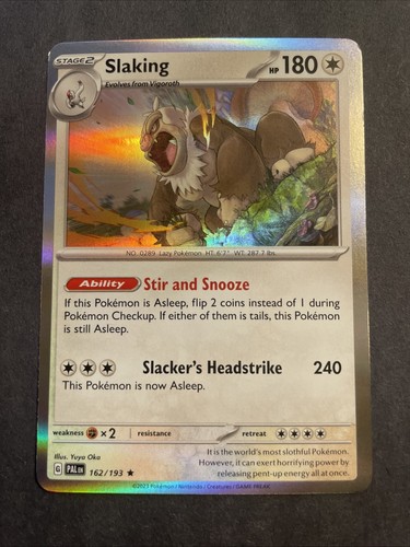 Slaking 162/193 - Sv02: Paldea Evolved Holo (LP) | eBay