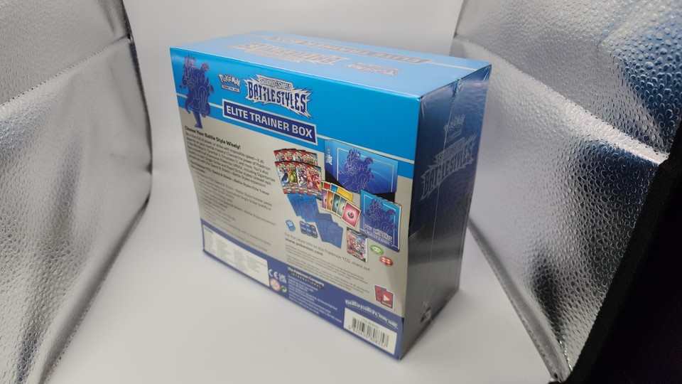 POKEMON BATTLE STYLES ETB PAIR RED & BLUE FACTORY SEALED ELITE TRAINER ...