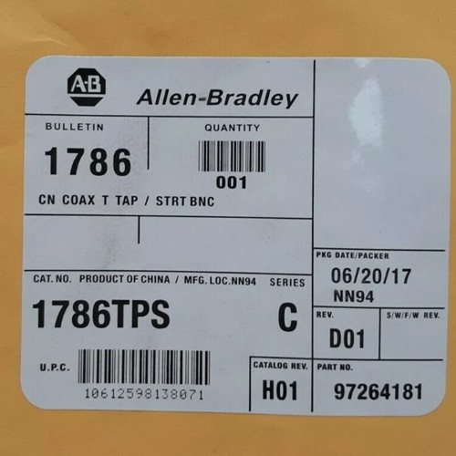 1786-TPS New Allen-Bradley Sealed ControlNet 1 m Coaxial Straight T-Tap ...